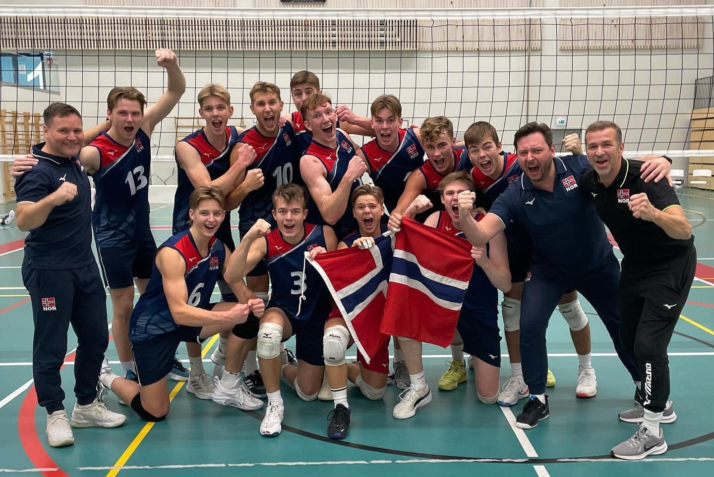 Jr. gutter i Cornacchia World Cup, Italia - Norges Volleyballforbund